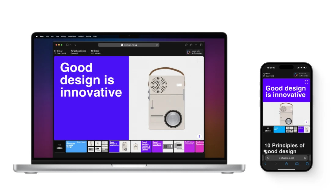 iA Presenter | Dezi Gallery